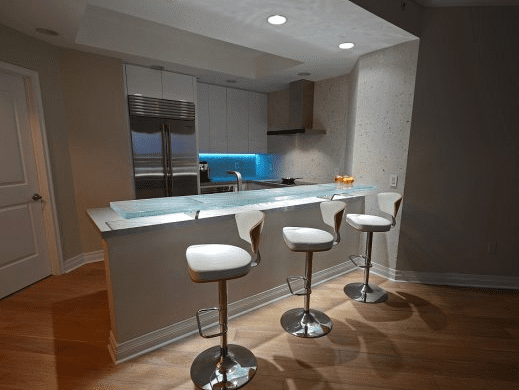 Modern Kitchen and Bath Floating Cabinets and Sinks