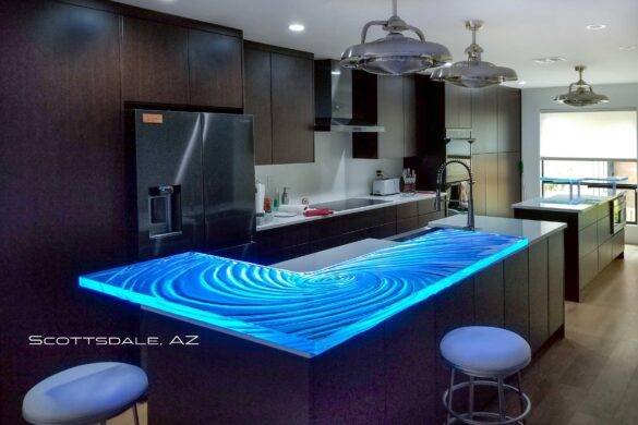 Glass Countertops - Downing Designs