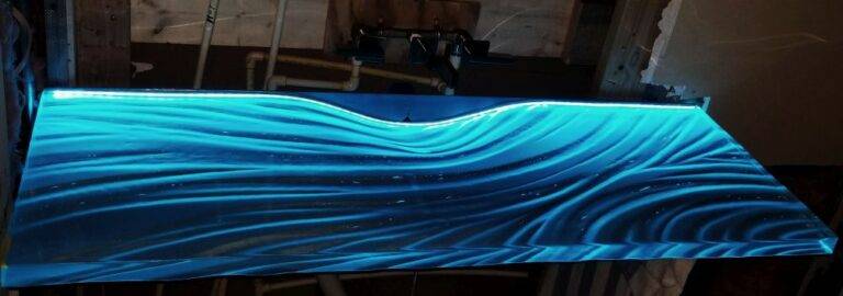 Integral Glass Counter Sink from Downing Designs. - Downing Designs